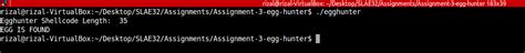 SLAE Assignment Egg Hunter Linux X UB RSEC