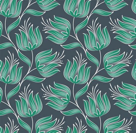 Green Leafy Pattern Fabric