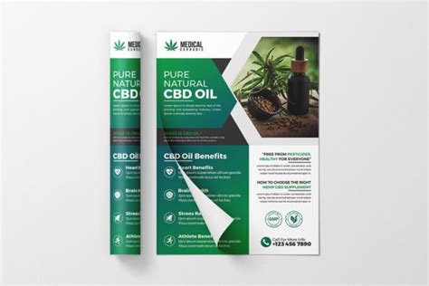 Hemp Product Flyer Template Graphic By Rashed Hasan · Creative Fabrica