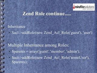 Zend ACL Basics PDF