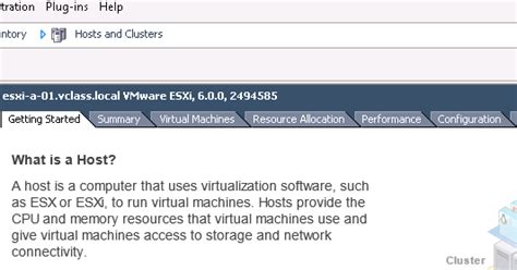 Virtualization The Future Missing Hardware Status Tab In Vsphere Client For Esxi Host