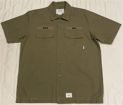 代購代標第一品牌－樂淘letao－★1円スタート★【中古】wtaps 19ss Buds Ss Shirt Cotton Ripstop