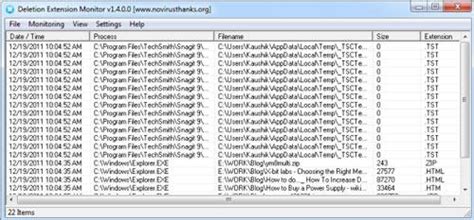 Deletion Extension Monitor Portable Track Deleted Files Effectively Updated 2024 2025