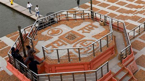 In Photos Ram Temple In Ayodhya Being Readied For Diwali