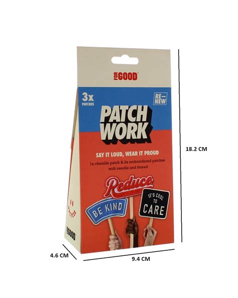 Wholesale Eco Friendly Sewing Patch Set 3pcs