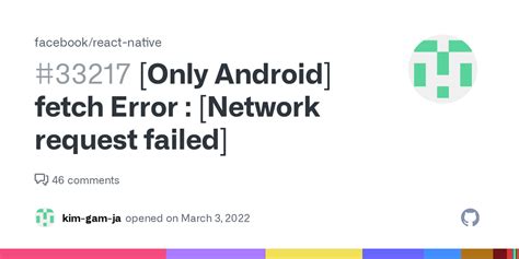 Only Android Fetch Error Network Request Failed · Issue 33217