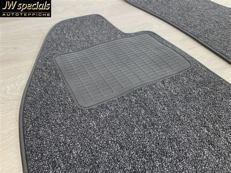 Fußmatten Ausstattung für VW Käfer 1300 1500 Lim 1966 73 schwarz PVC Abs