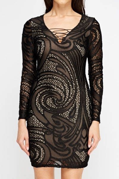 Mesh Overlay Mini Dress Everything5pounds Mini Dress Dress Cheap