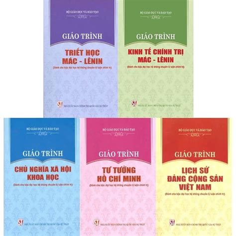 Sách Combo 5 Cuốn Giáo Trình Tư Tưởng Hồ Chí Minh Giáo Trình Kinh Tế