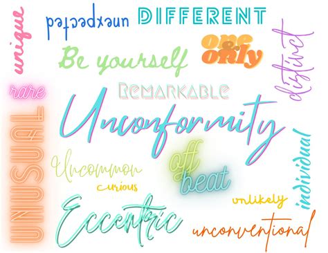 Uprooting Conformity Printable Word Art