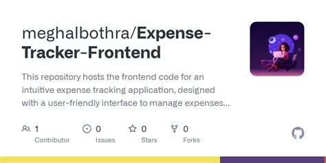 Github Meghalbothraexpense Tracker Frontend This Repository Hosts The Frontend Code For An