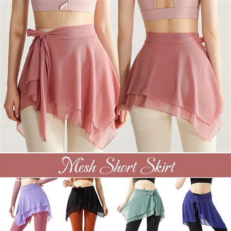Mesh Yoga Piece Skirt Anti Slip Women Gym Yoga Fitness Extended Lace Up