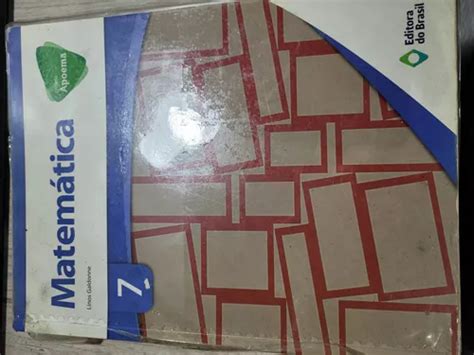 Livro De Matemática Projeto Apoema 7ano Mercadolivre
