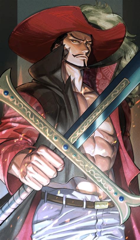 Dracule Mihawk One Piece Drawn By Tobokatsuo Danbooru