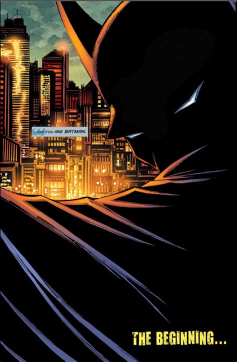 Comic Excerpt Dick Grayson Accepts The Responsibility Of The Cowl And