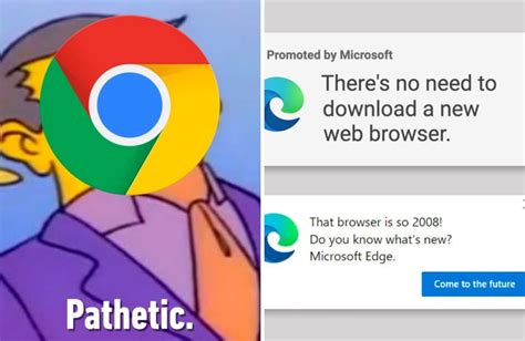 Microsoft Edge Is Trying To Stop People From Downloading Google Chrome