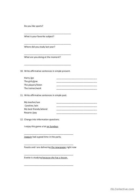 Class Work English Esl Worksheets Pdf And Doc