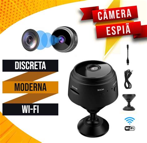 Mini CÂmera EspiÃ Wi Fi Sem Fio Fullhd A9 China Cftv
