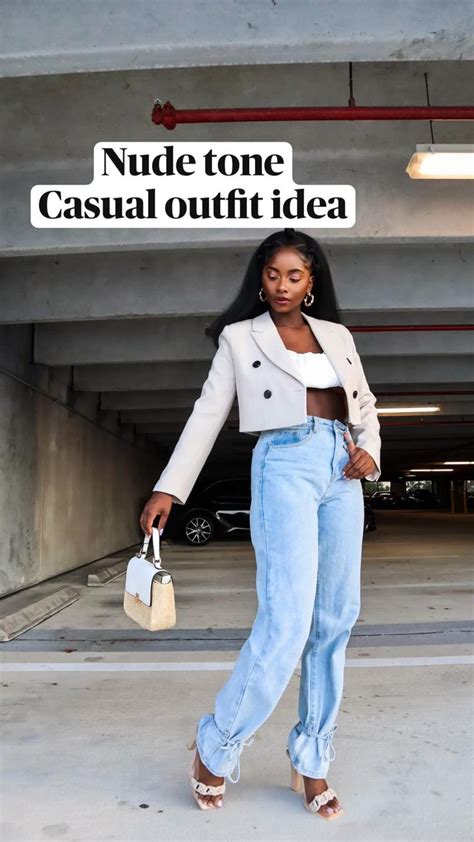 Nude Tone Casual Outfit Idea Spring Outfits Casual Casual Outfits Casual Work Outfit