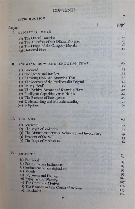 The Concept Of Mind First Uk Edition By Ryle Gilbert Very Good