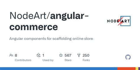 Github Nodeartangular Commerce Angular Components For Scaffolding