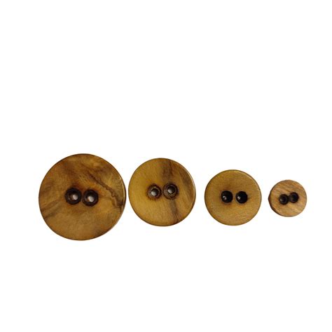 Olive Wood 2 Hole Buttons Various Sizes Duttons For Buttons