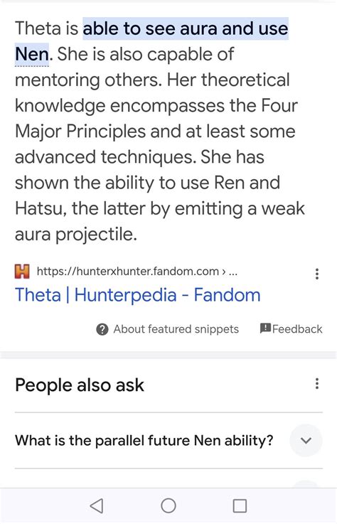 What Is Theta Nen Ability R Hatsuvault