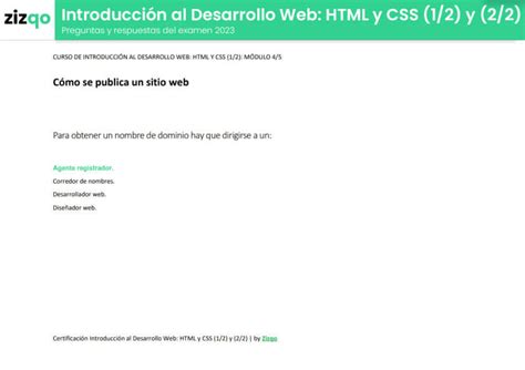 Certificación Introducción Al Desarrollo Web Html And Css 1 And 2