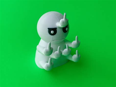 🖕 Meme Middle Finger・ 3d File For 3d Printing・cults