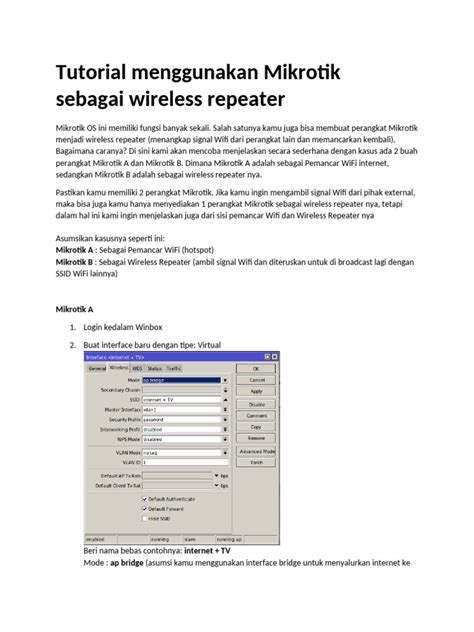 tutorial menggunakan mikrotik pdf