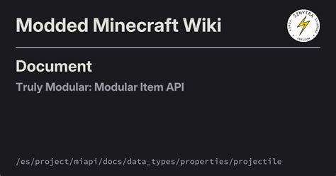 Truly Modular Modular Item Api Modded Minecraft Wiki