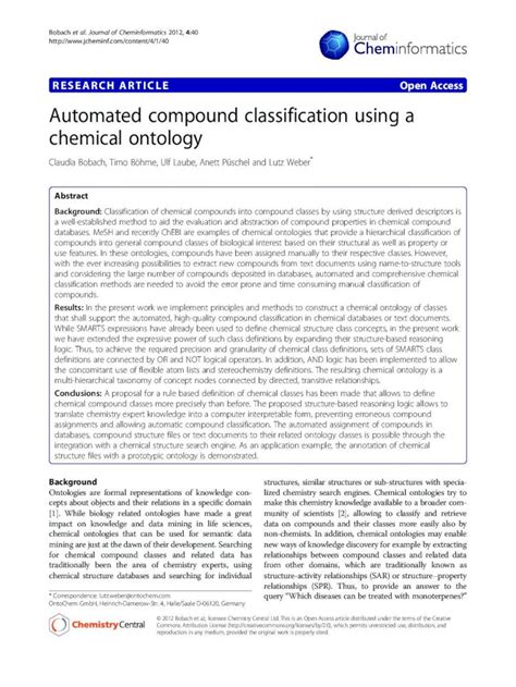 pdf automated compound classification using a chemical ontology dokumen tips