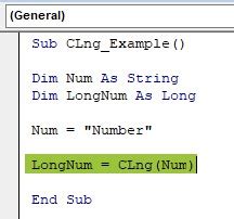 VBA CLng Definition Syntax Examples How To Use