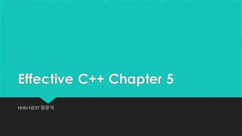 Effective Cchapter 56