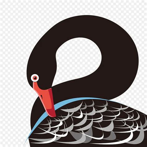 一只黑色的天鹅矢量图png图片素材下载图片编号qbopzxoy 免抠素材网