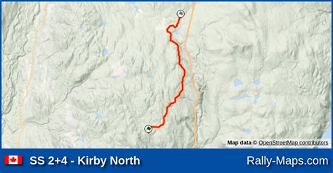 Ss 24 Kirby North Stage Map Pacific Forest Rally 2019 Crc 🌍
