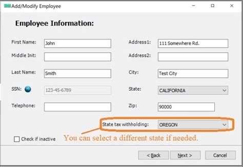 EzPaycheck Payroll Software How To Edit Employee Settings