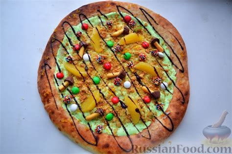 Рецепт: Сладкая пицца на RussianFood.com