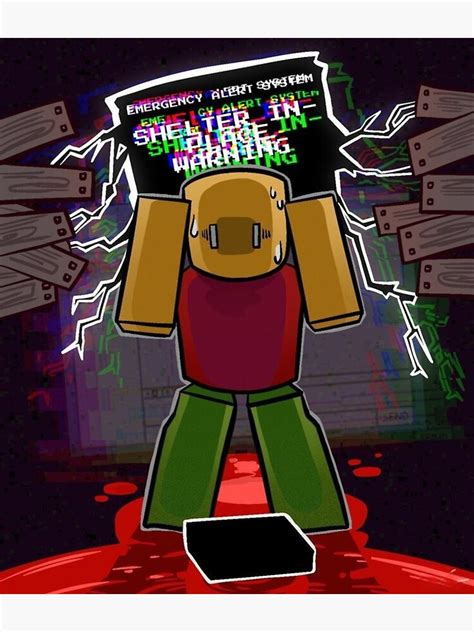 Roblox Doors Team Posterundefined By Doorzz Redbubble