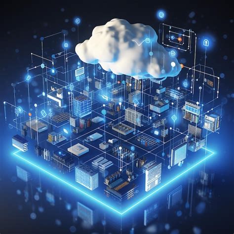 Premium Ai Image Cloud Computing And Internet Of Things Concepts