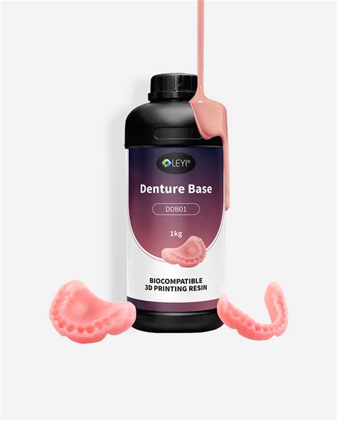 Denture Base Resin Ddb01 High Strength And Odorless 3d Printing