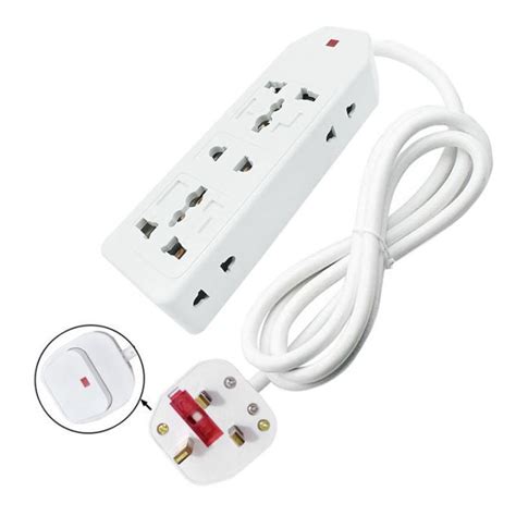 Power Strip With Switch Uk Plug To Universal Socket Adapter Socket Holes Power Adapter