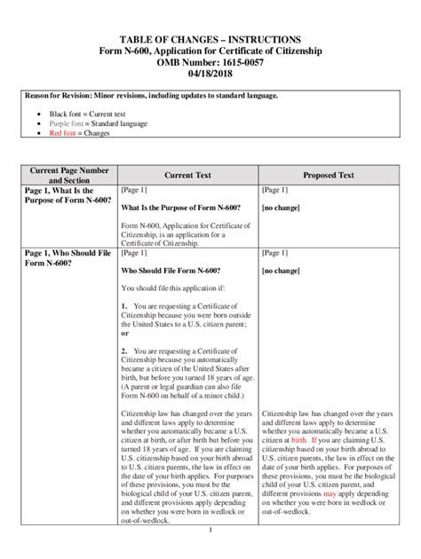 Fillable Online N 600 Application For Certificate Of Citizenship