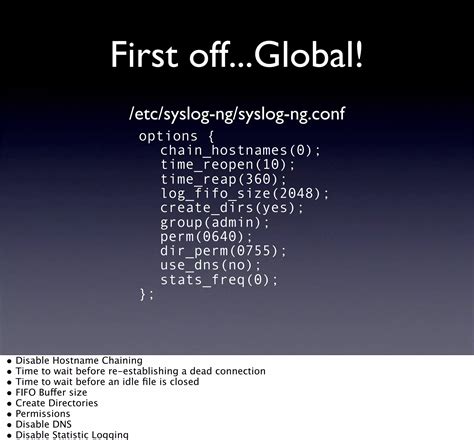 centralized logging with syslog ppt