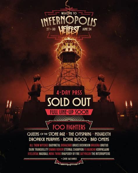 Hellfest 2024 Foo Fighters Megadeth And Bruce Dickinson 58 Off