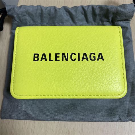 Balenciaga クロコ型押し 三つ折財布