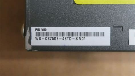 Cisco Ws C3750e 48td S 48x Gigabit Etherent Rj45 2x 10gbe X2 Port 1u Switch