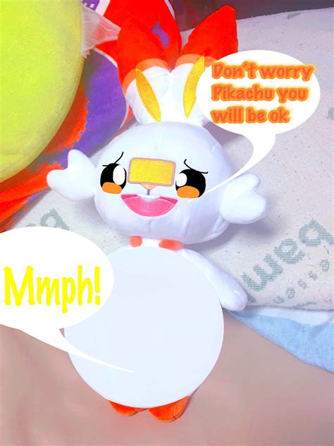 Scorbunny Ate Pikachu By Piplupfan0001 On Deviantart