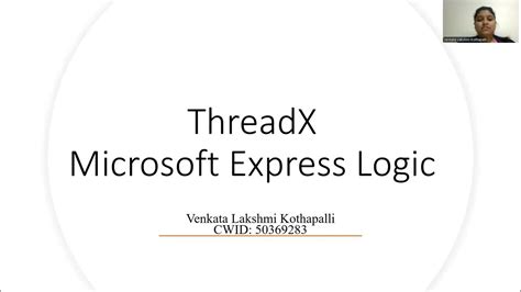 Threadx Microsoft Express Logic Operating System Term Project Youtube