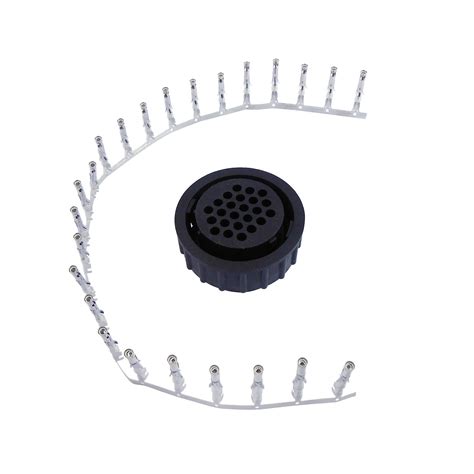 Conector Circular Fêmea Ete7566 24 Cpc 24 Vias Cód 5795 Asllan